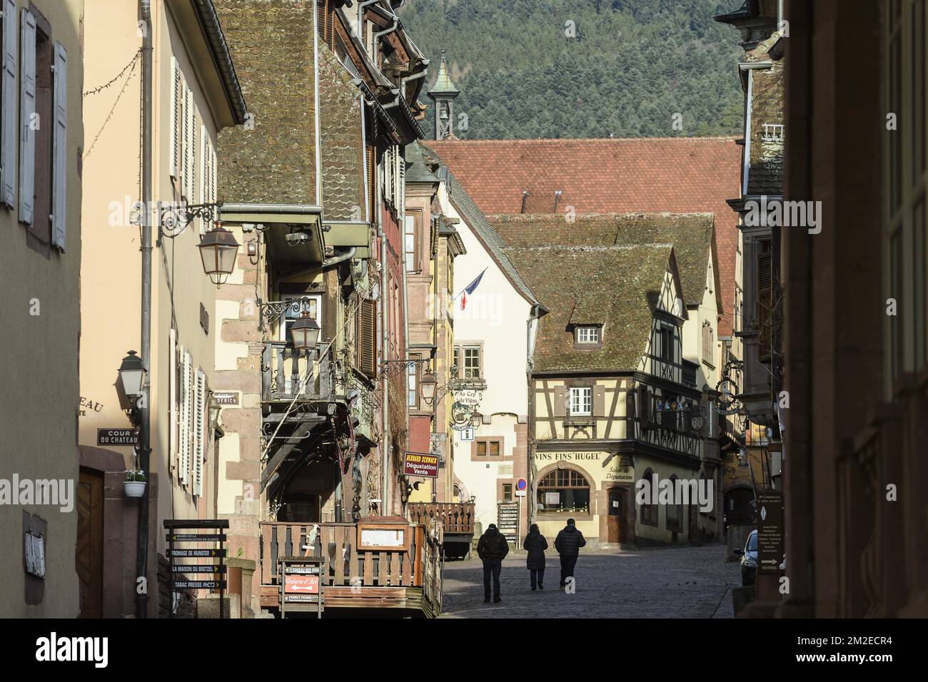 Riquewihr is a medieval city classified. It is located in the most ...