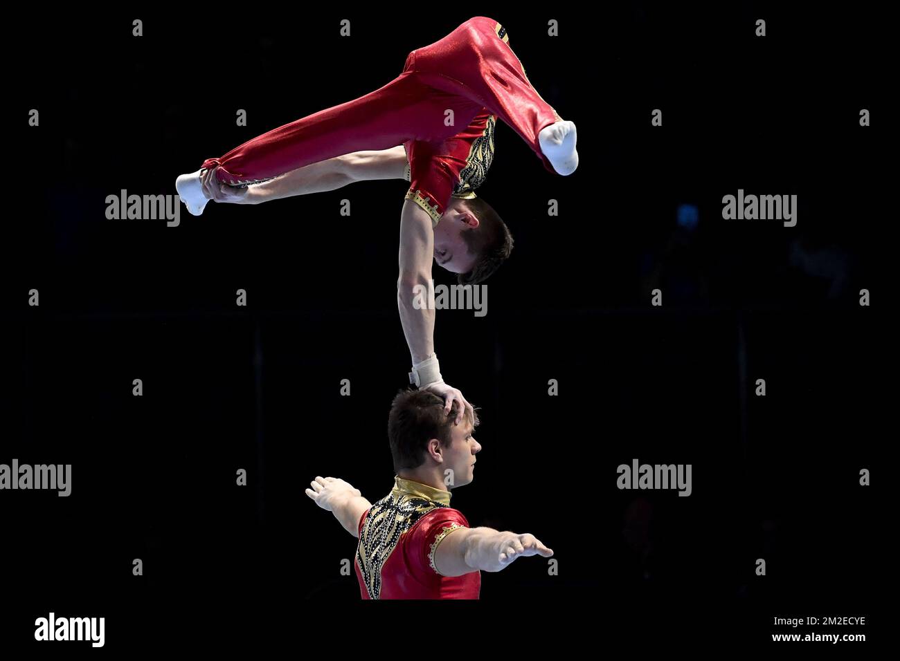 The Belgian Men's pair, Kilian Goffaux and Robin Casse pictured during ...
