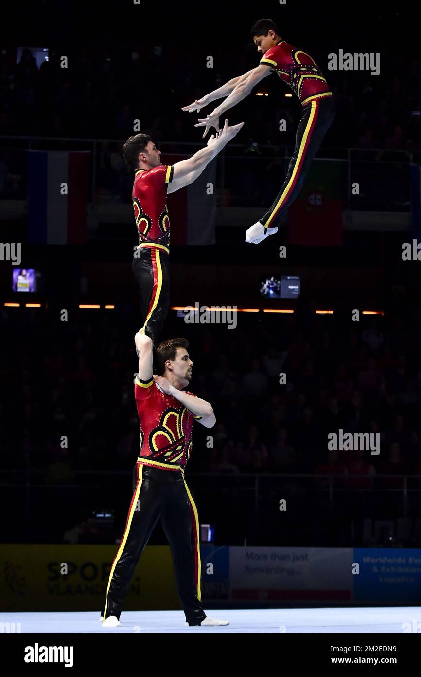 The Belgian Men's group with Noam Patel Raj, Bram Geusens, Jonas ...