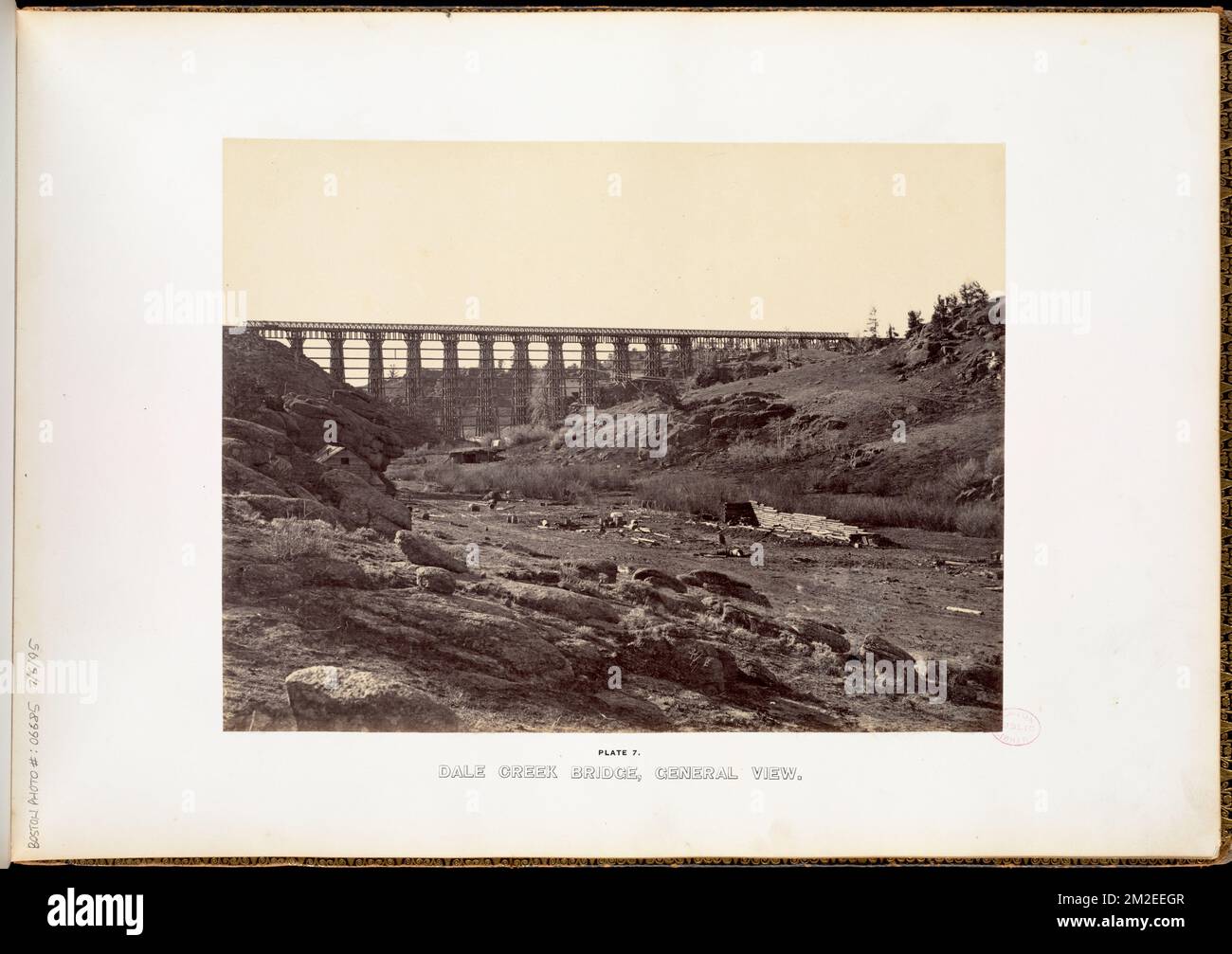Dale Creek Bridge, general view. , Railroad bridges, Railroad ...