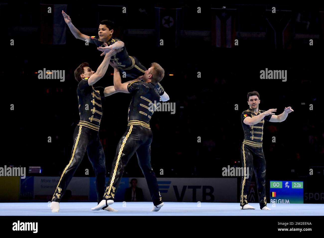 The Belgian Men's group with Noam Patel Raj, Bram Geusens, Jonas ...