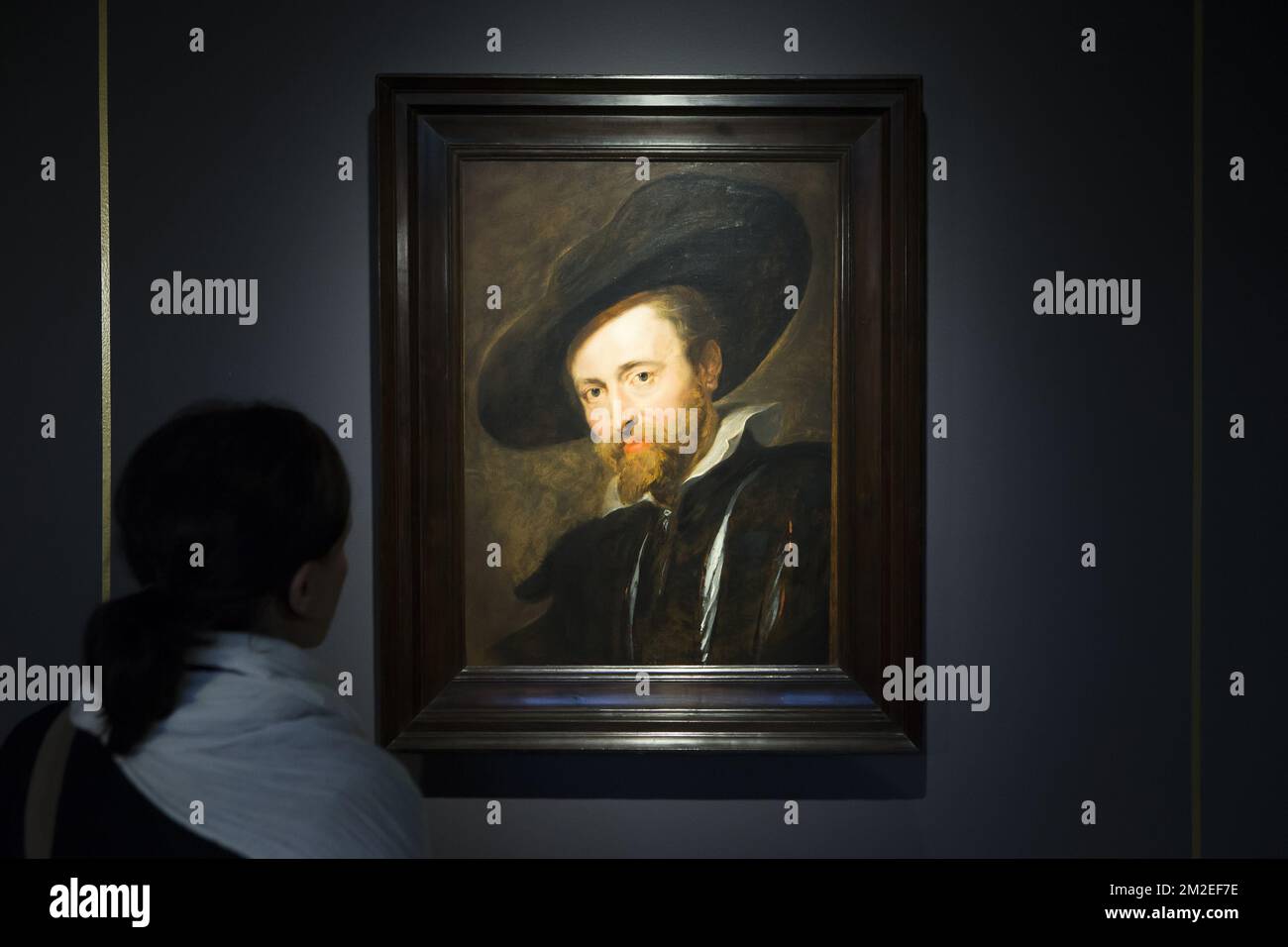 A self-portrait of famous Flemish painter Rubens pictured during the ...