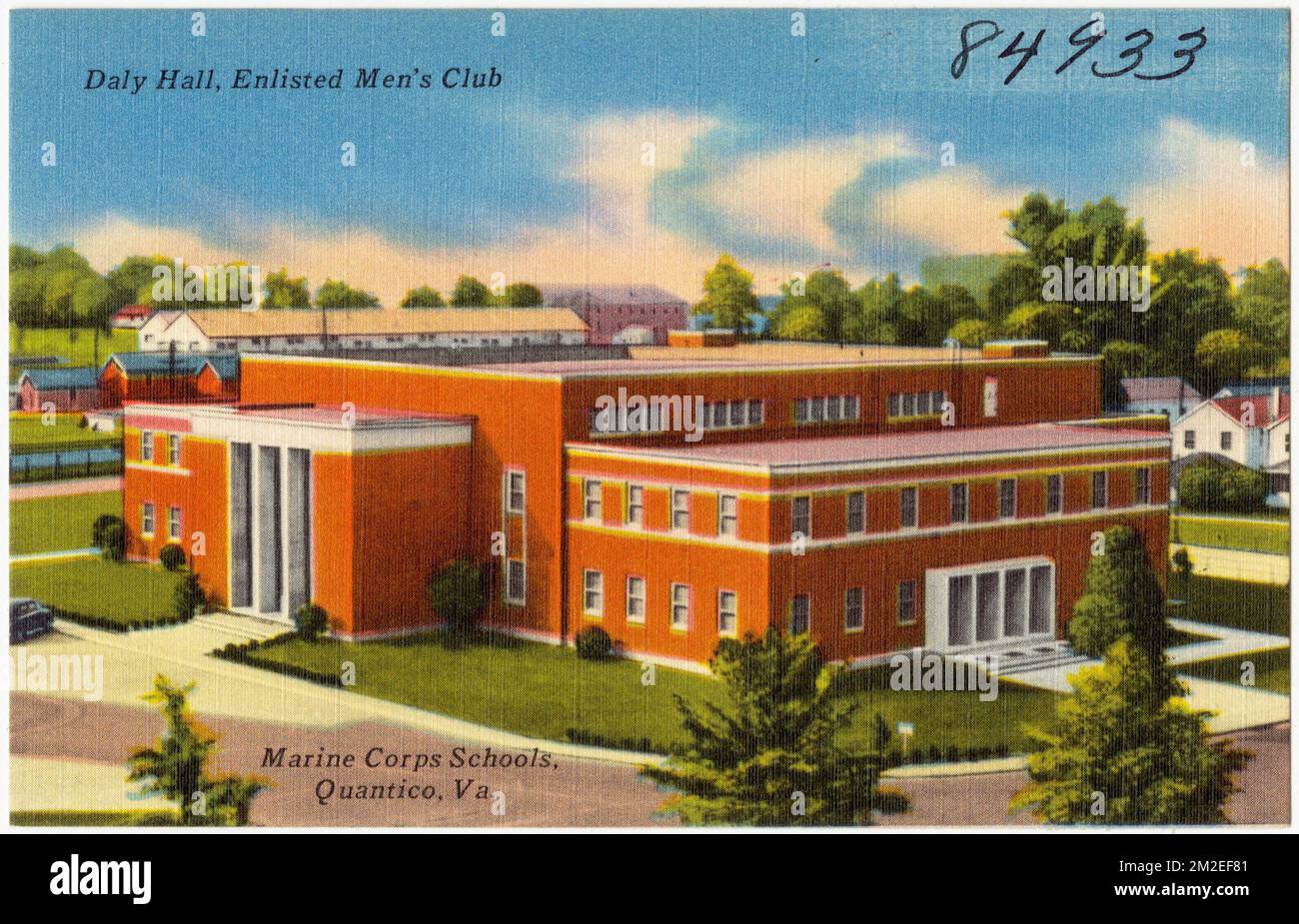 Daly Hall, Enlisted Men's Club, Marine Corps Schools, Quantico, Va ...