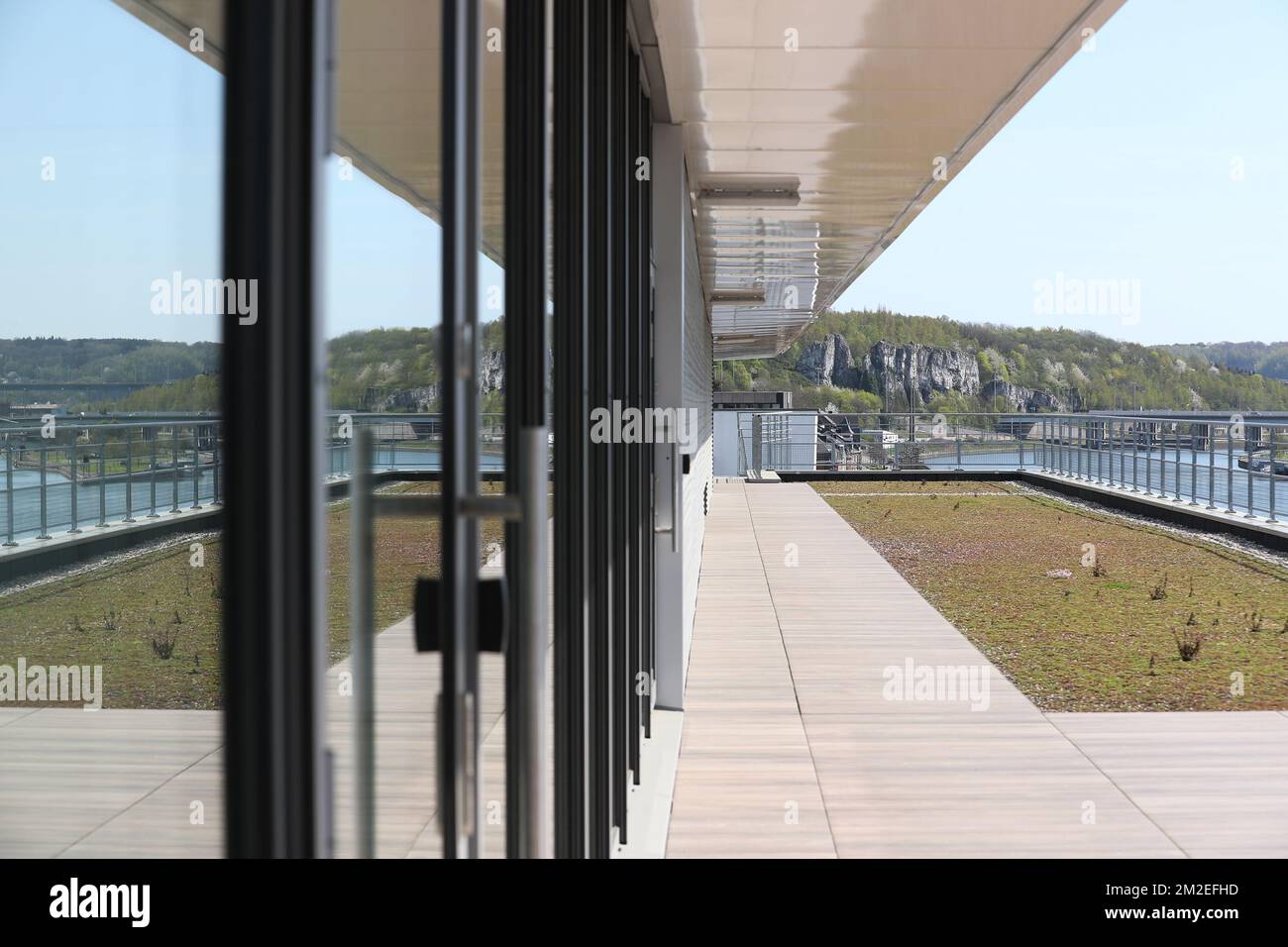 Illustration picture shows the opening of the new headquarters of the ...