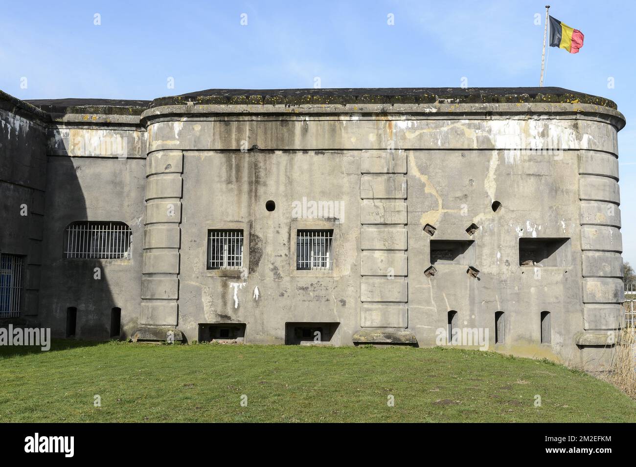 The breendonk fort is a part of the second defense line arougn ...