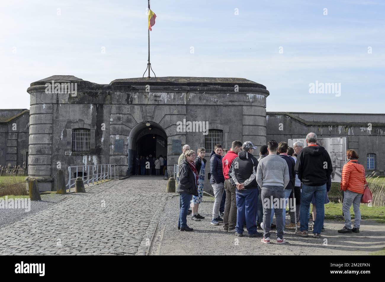 The breendonk fort is a part of the second defense line arougn ...