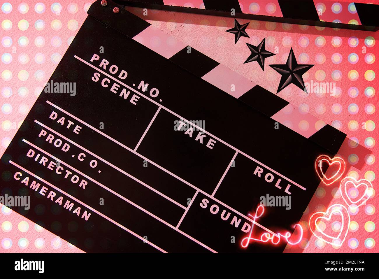 Movie clap | Clap cinéma 17/04/2018 Stock Photo - Alamy