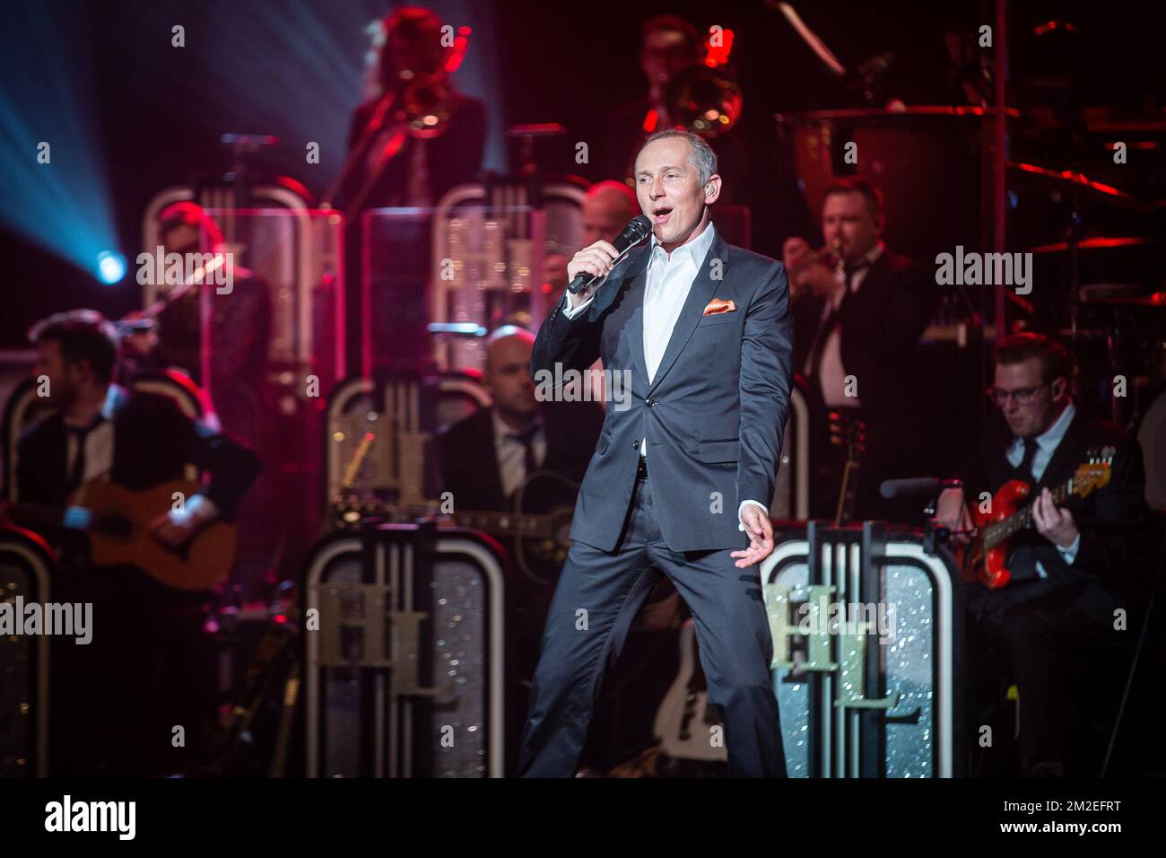 Belgian singer Helmut Lotti aka Helmut Lotigiers performs during a ...