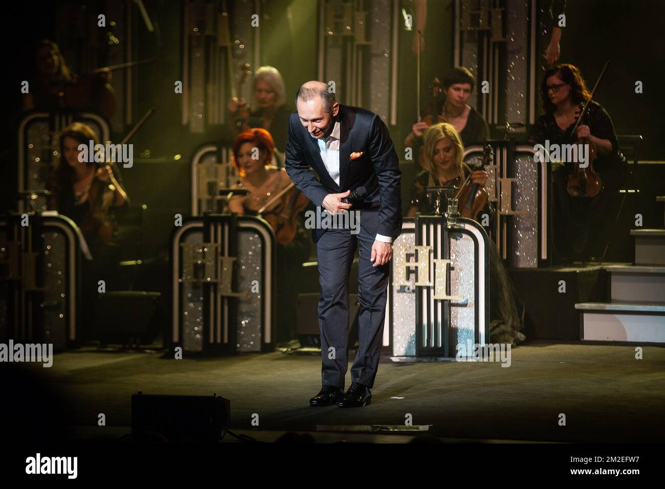 Belgian singer Helmut Lotti aka Helmut Lotigiers performs during a ...