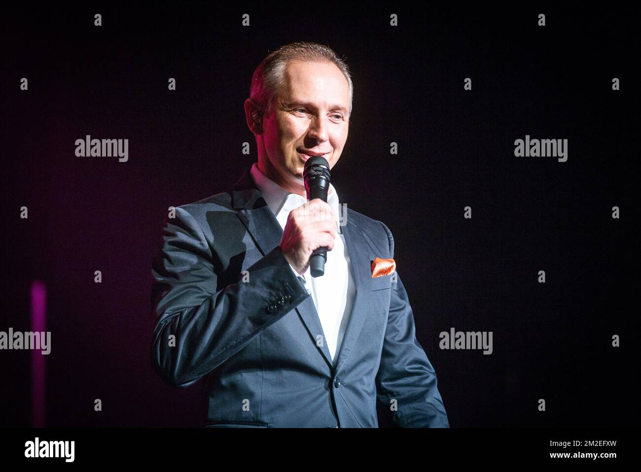 Belgian singer Helmut Lotti aka Helmut Lotigiers performs during a ...