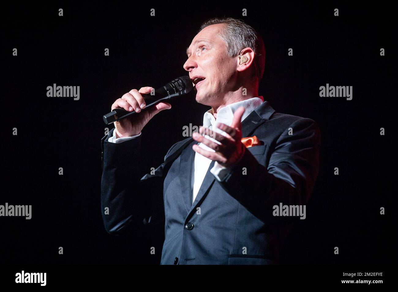 Belgian singer Helmut Lotti aka Helmut Lotigiers performs during a ...