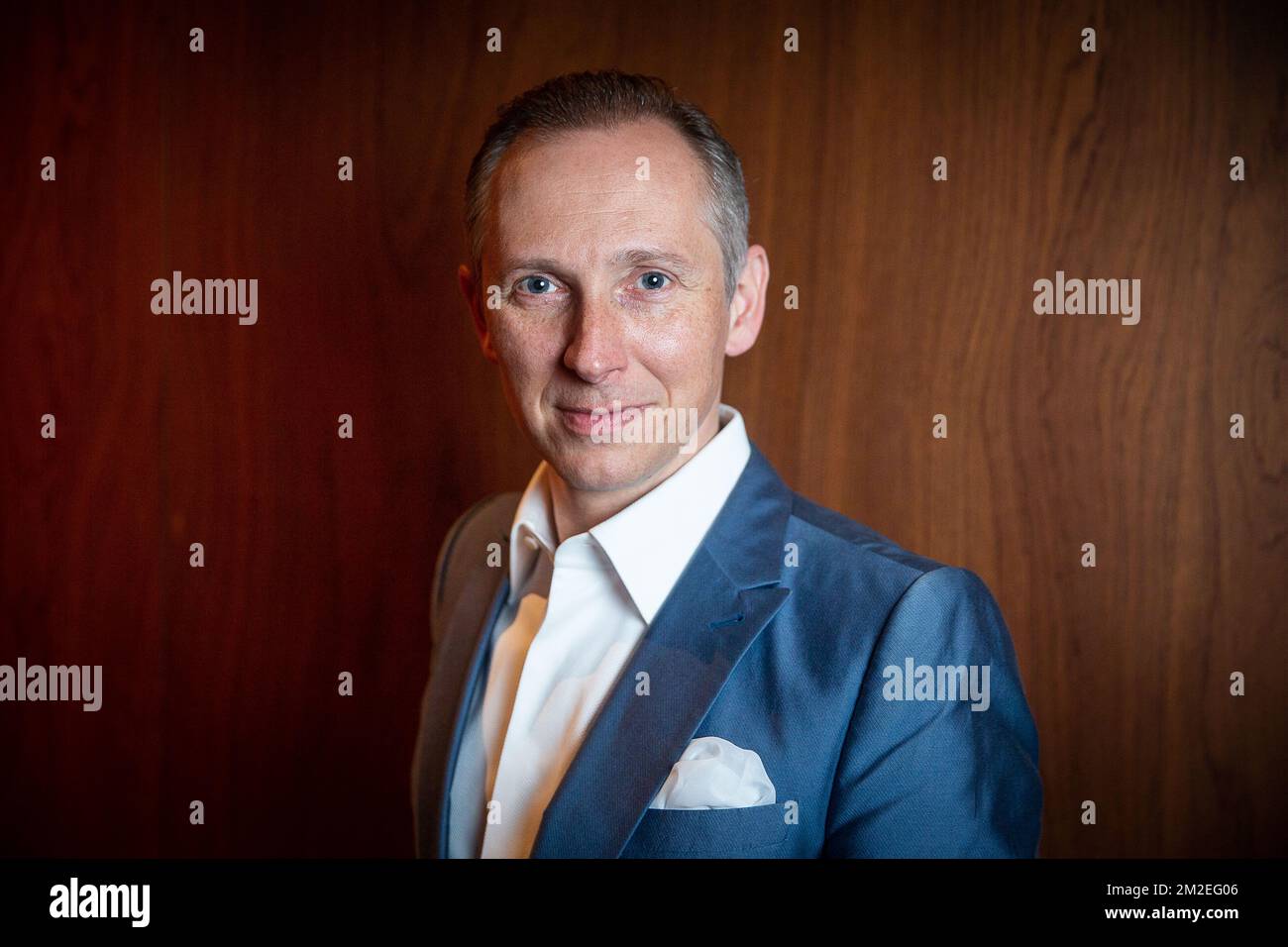 Belgian singer Helmut Lotti aka Helmut Lotigiers poses for the ...