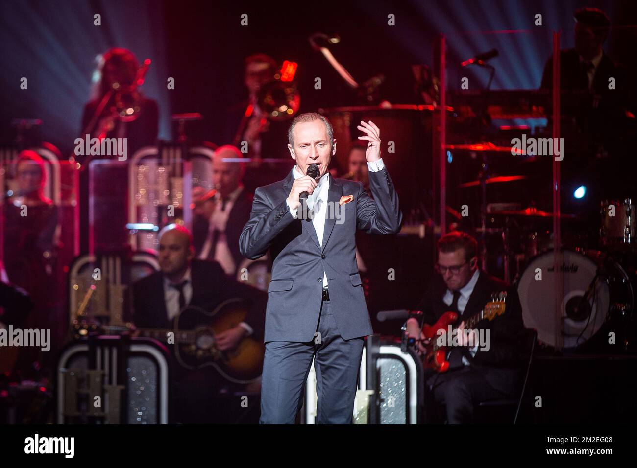 Belgian singer Helmut Lotti aka Helmut Lotigiers performs during a ...