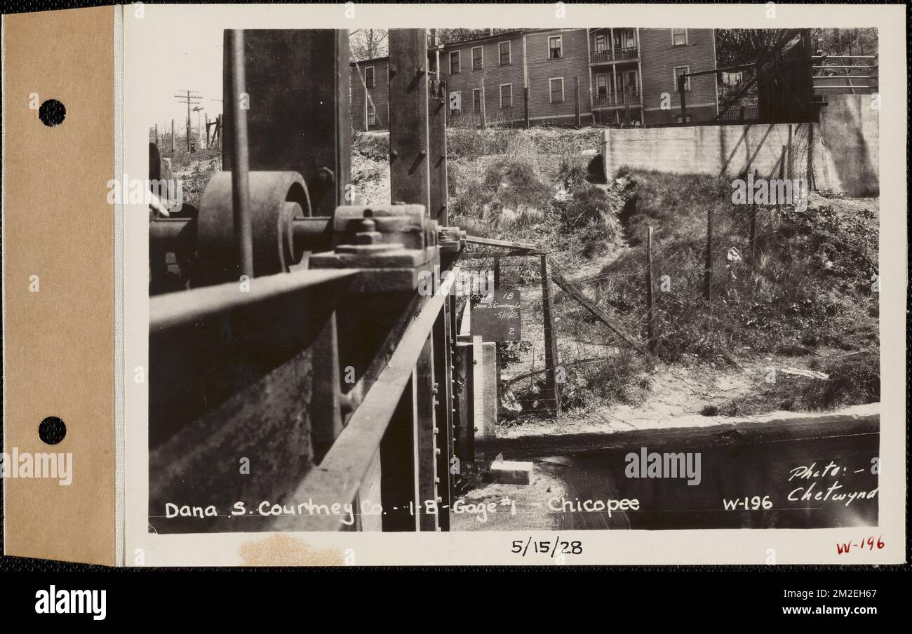 Dana S. Courtney Co., 1-B, Gage #1, Chicopee, Mass., May 15, 1928 ...