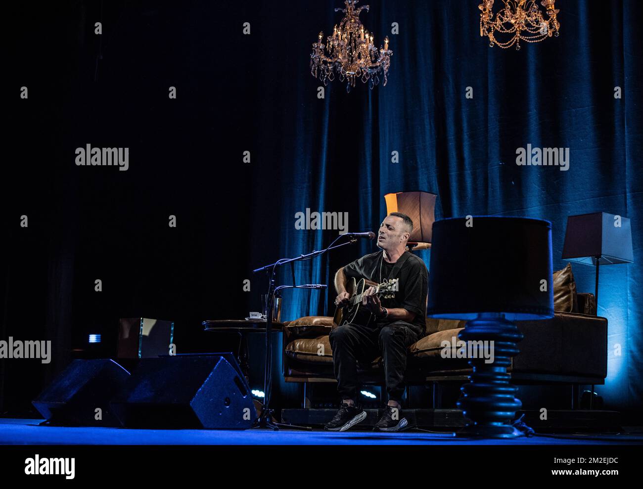 December 12, 2022, Naples, Naples, Italy: The Italian singer and ...