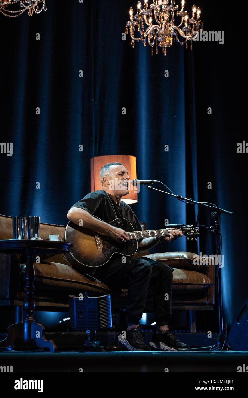 December 12, 2022, Naples, Naples, Italy: The Italian singer and ...