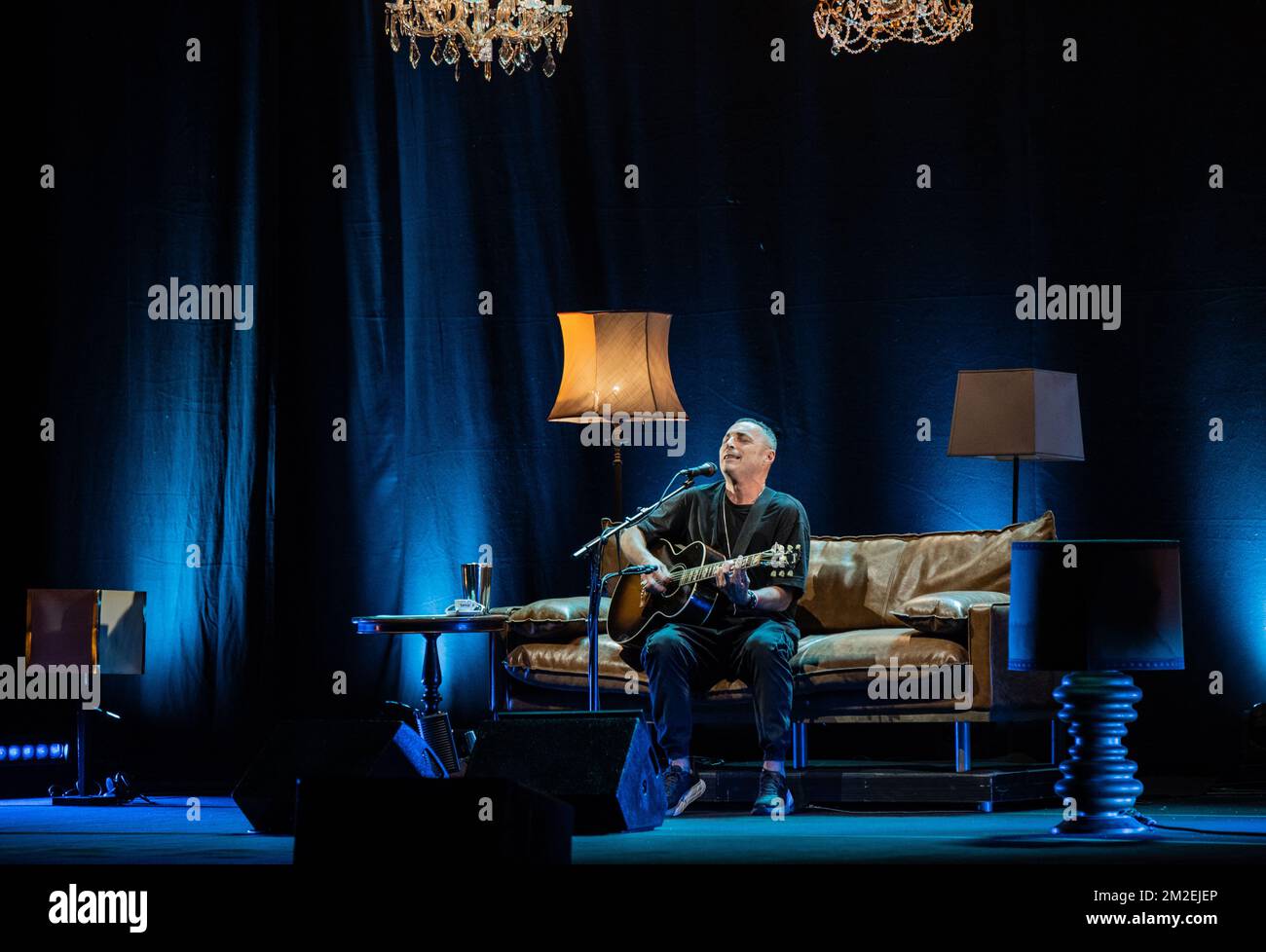 December 12, 2022, Naples, Naples, Italy: The Italian singer and ...