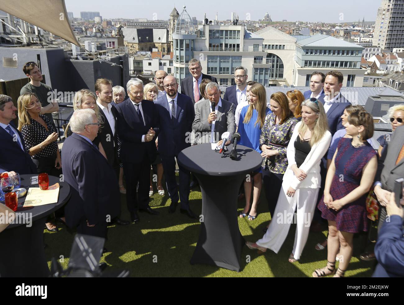 Vice-Prime Minister and Foreign Minister Didier Reynders, Belgian Prime ...
