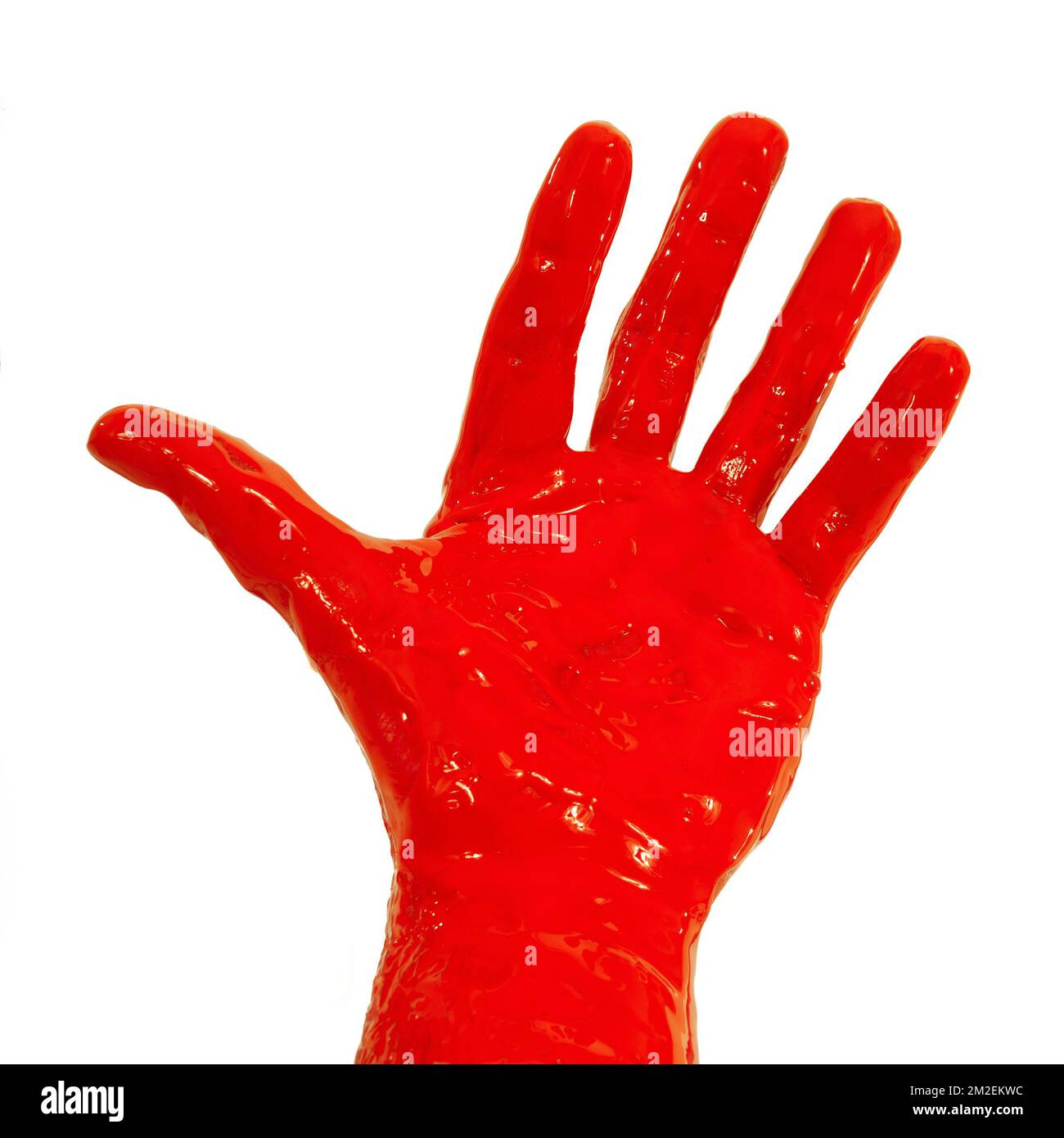 Blood covered fingers hi-res stock photography and images - Alamy