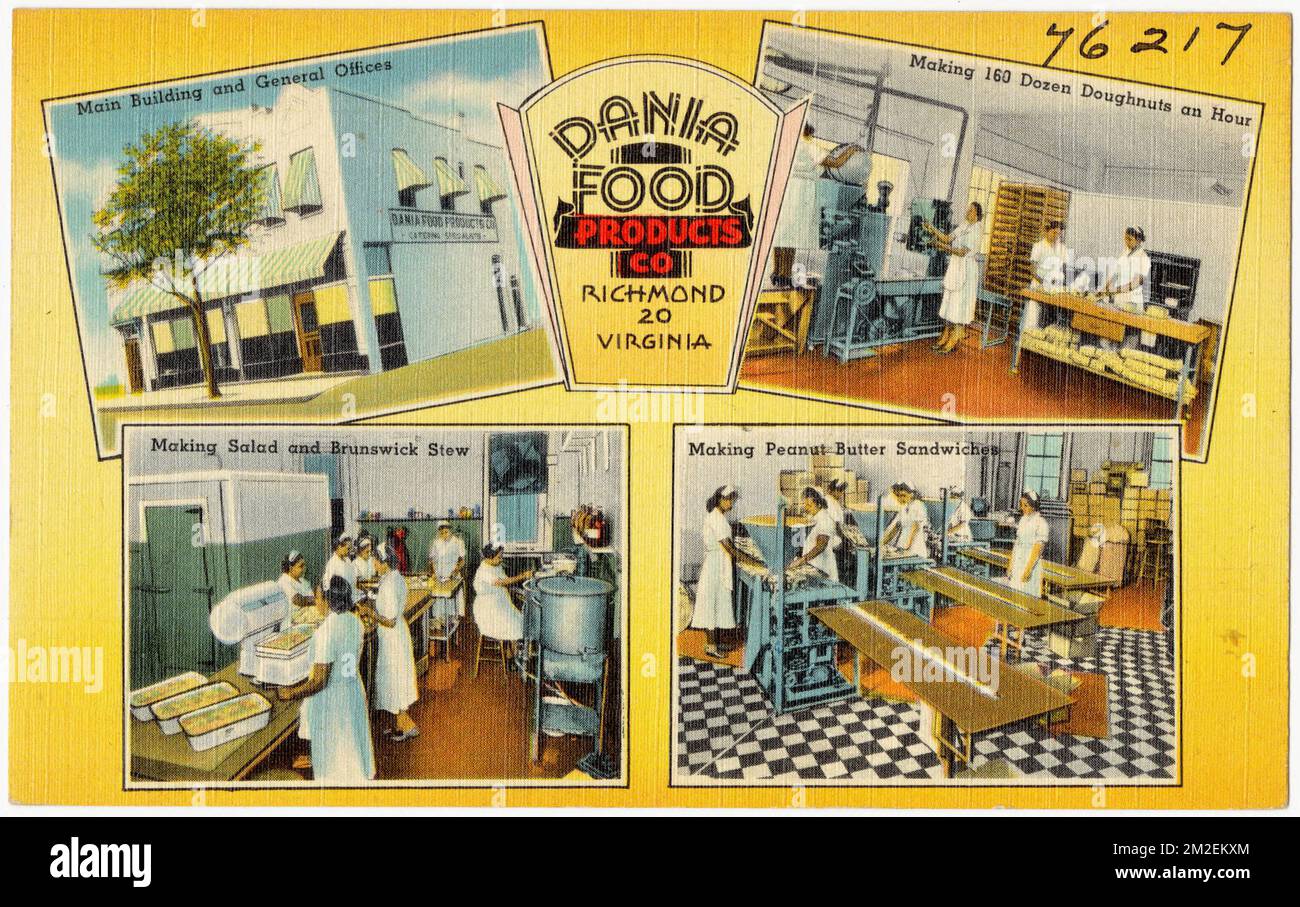 Dania Food Products Co., Richmond 20, Virginia , Commercial facilities ...