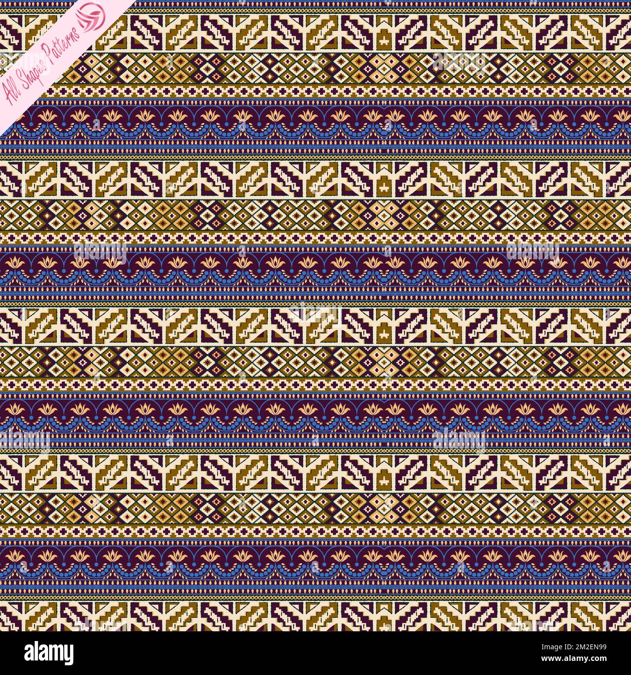Digital And Textile Print Design Image Stock Photo - Alamy