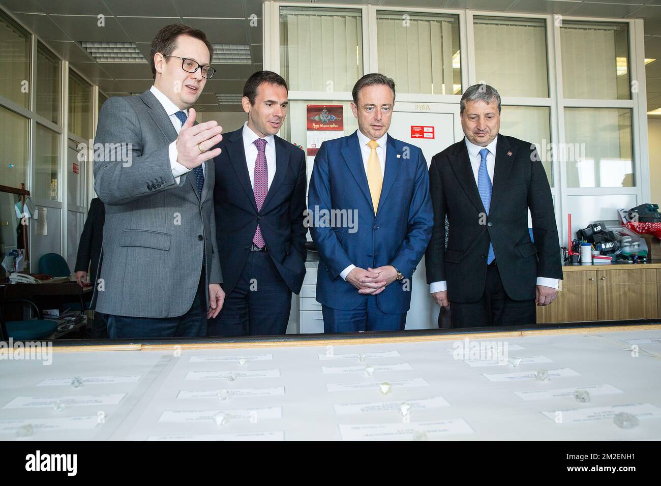Director of USO of ALROSA Agureev Evgeny, CEO AWDC Ari Epstein ...