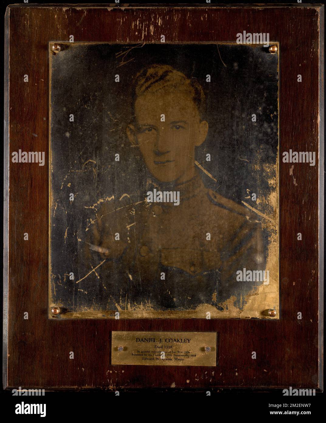 Daniel J. Coakley, died 1918 , Soldiers, World War, 1914-1918 Stock ...