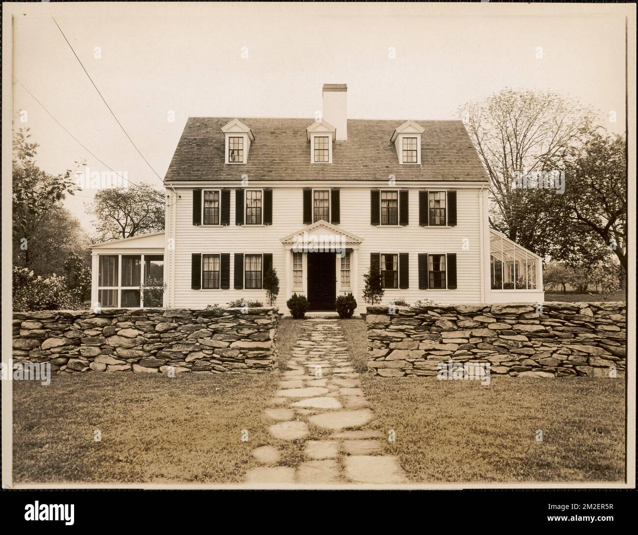 Daniel Vose House at 34 Vose Lane and Canton Avenue, Milton , Houses ...