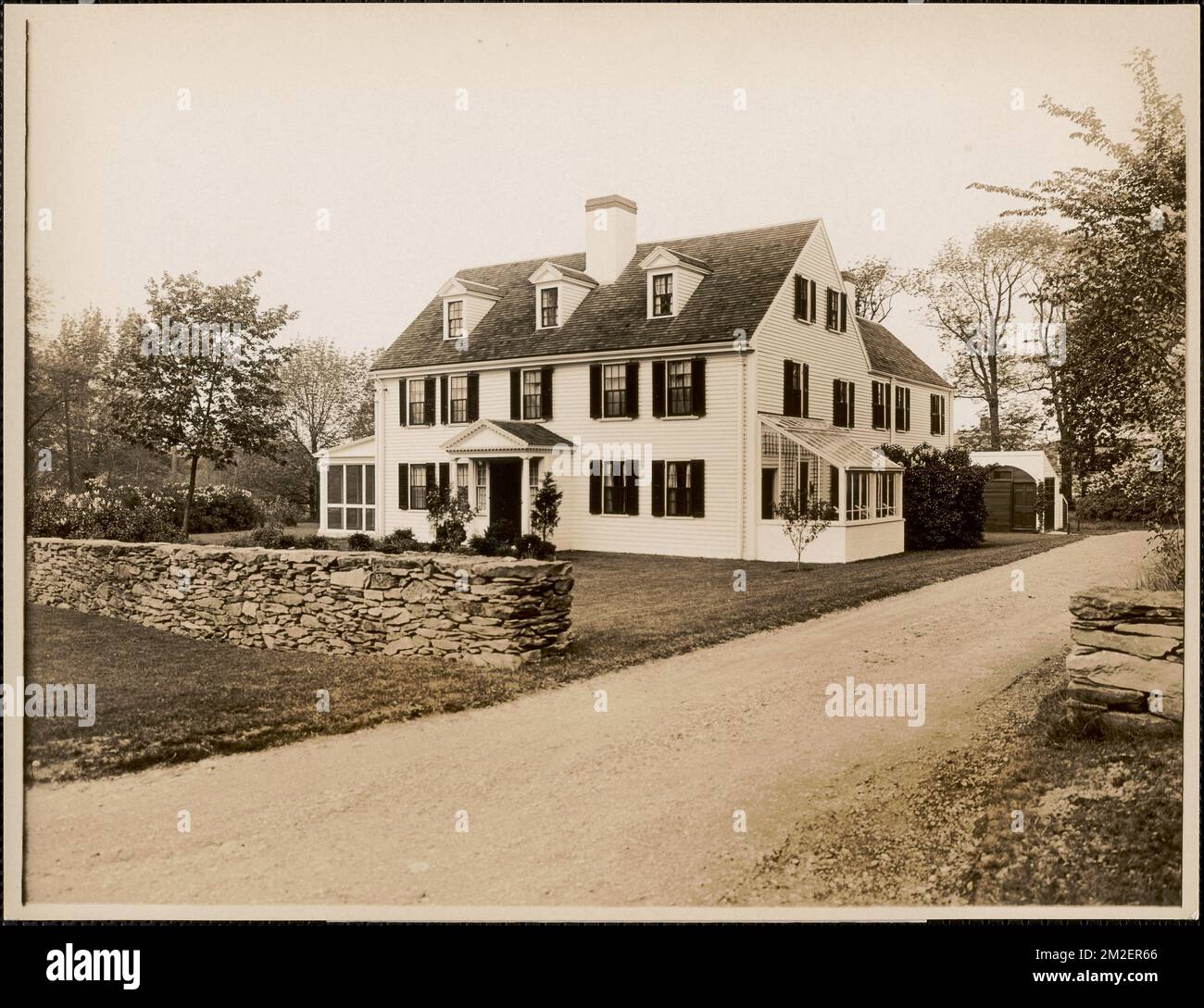 Daniel Vose House at 34 Vose Lane and Canton Avenue, Milton , Houses ...