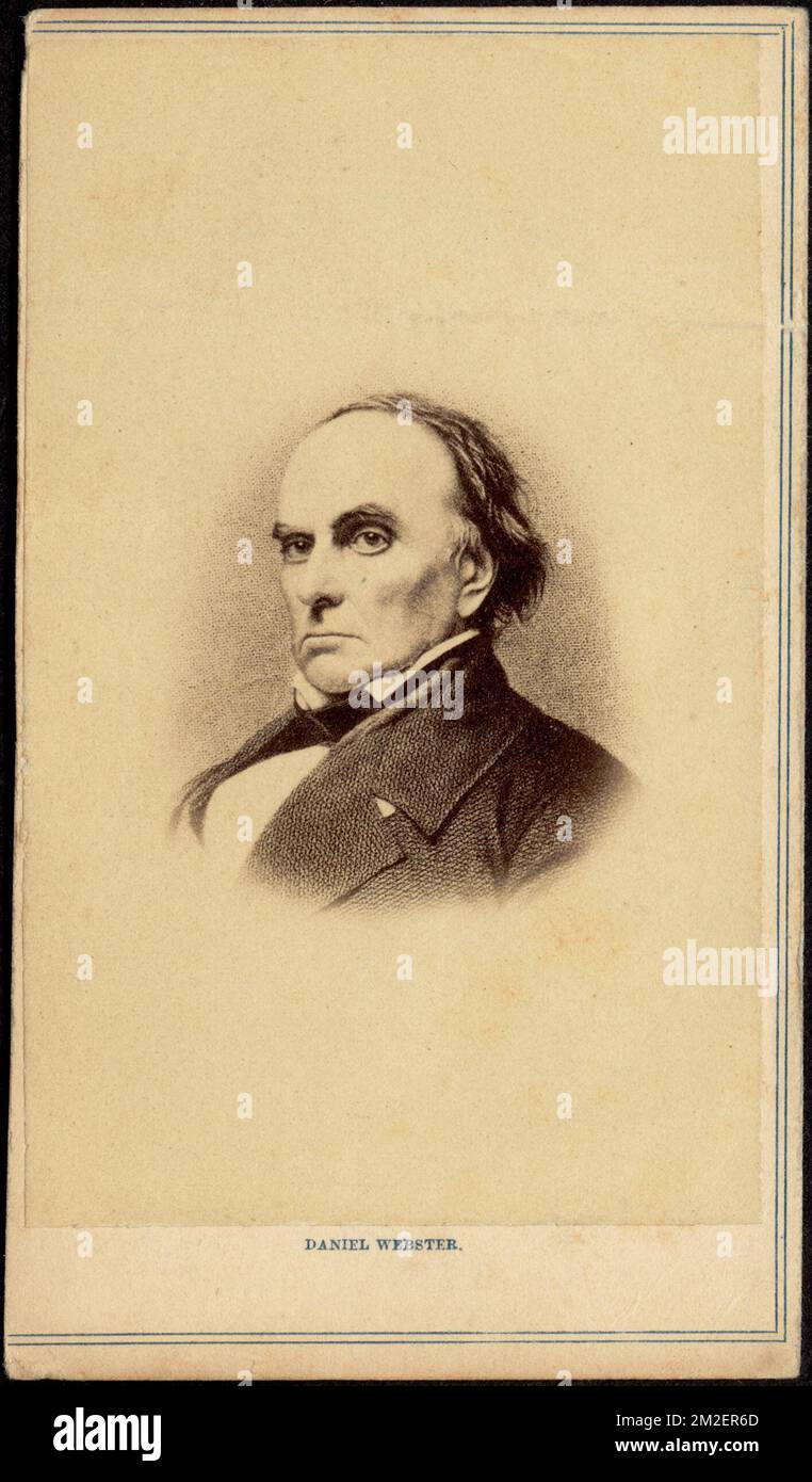 Daniel Webster , Politicians, Webster, Daniel, 1782-1852, Carte de ...
