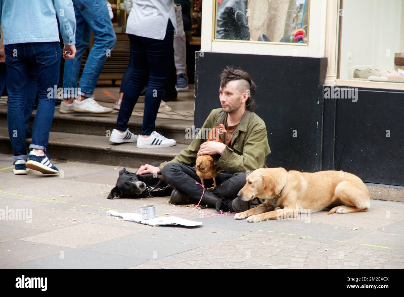 Homeless | Sans abri 28/04/2018 Stock Photo - Alamy