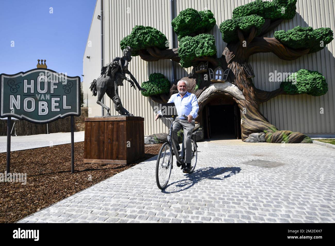 Katoen Natie CEO Fernand Huts poses for the photographer at the avant ...