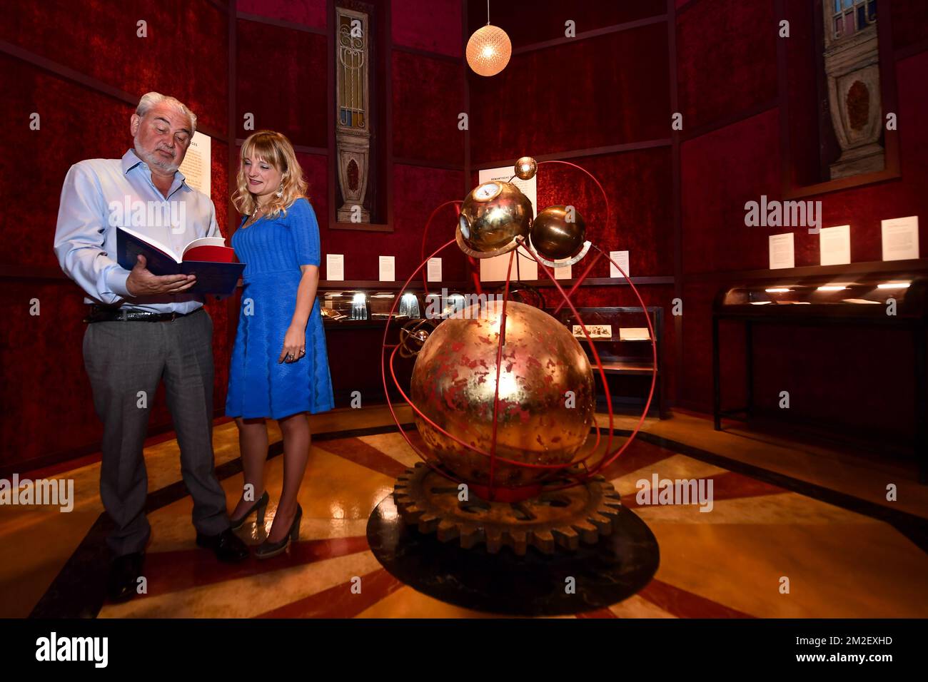 Katoen Natie CEO Fernand Huts and Katharina Van Cauteren pictured ...