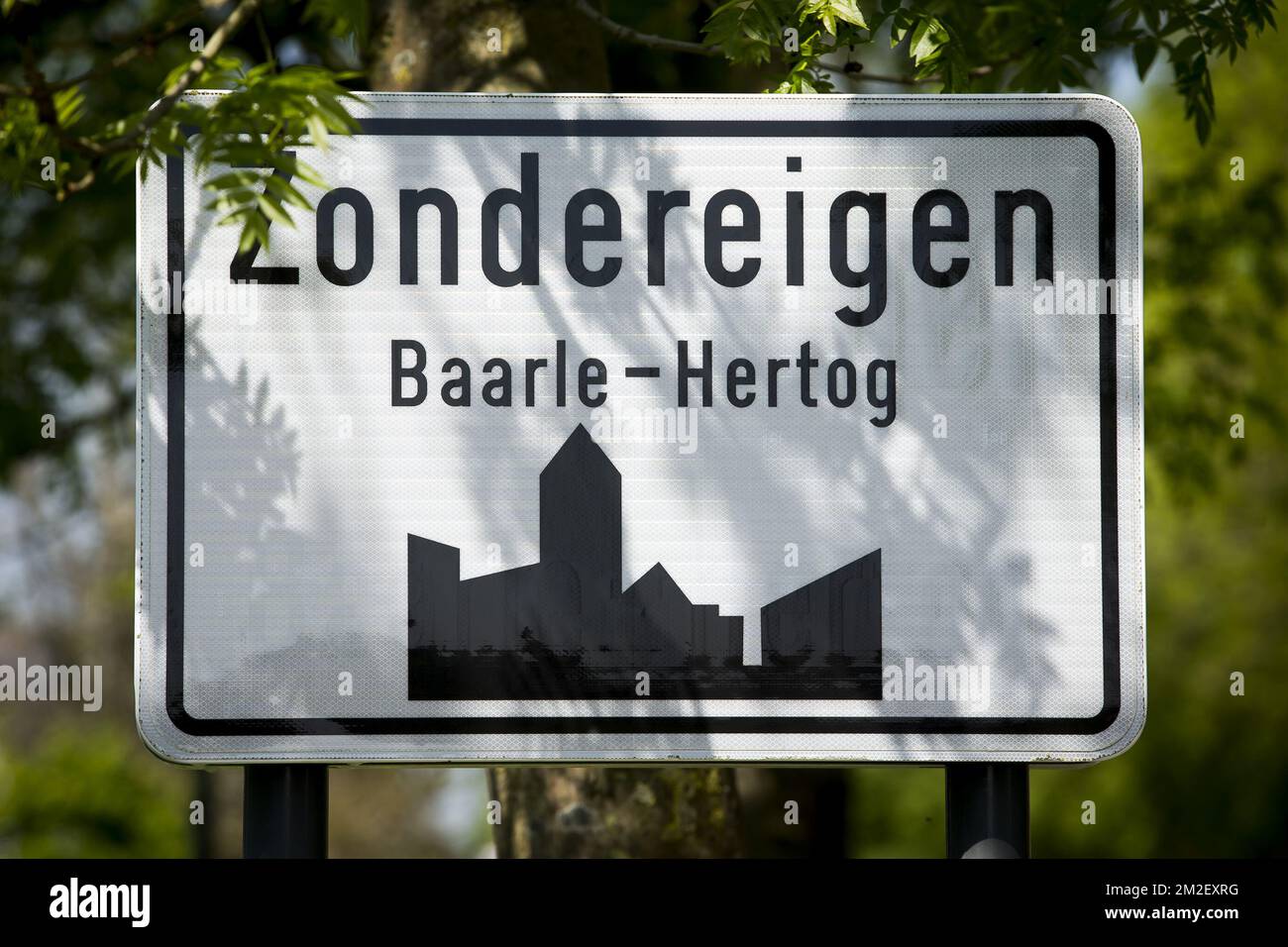 Illustration shows the name of the Baarle-Hertog (Zondereigen ...