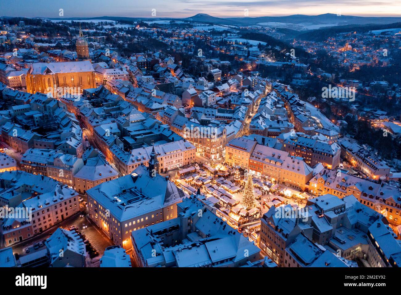 Annaberg Buchholz, Germany. 13th Dec, 2022. Annaberg-Buchholz's ...