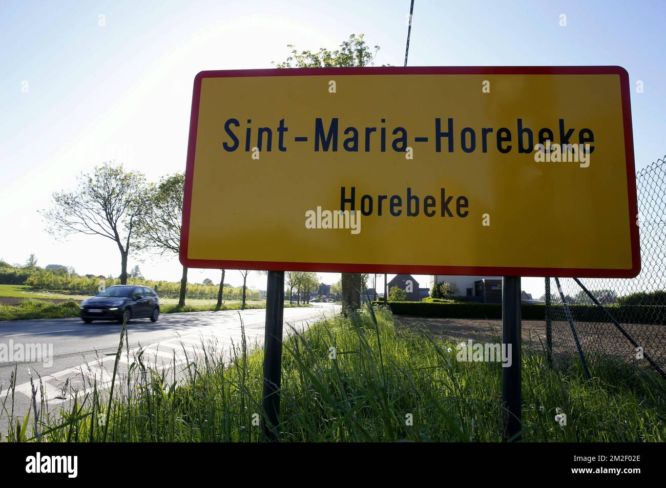 Illustration shows the name of Sint-Maria-Horebeke, part of Horebeke ...