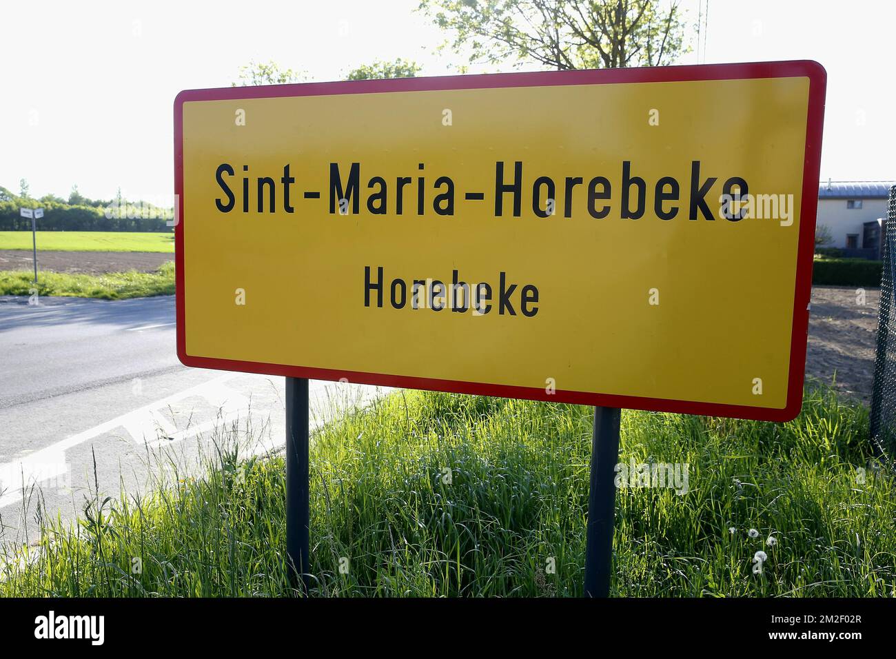 Illustration shows the name of Sint-Maria-Horebeke, part of Horebeke ...