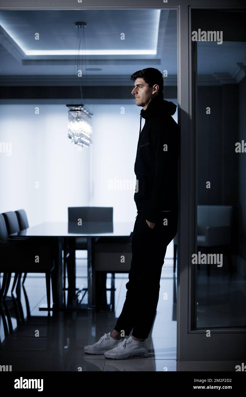 Belgian international goalkeeper and player of Chelsea FC, Thibaut ...