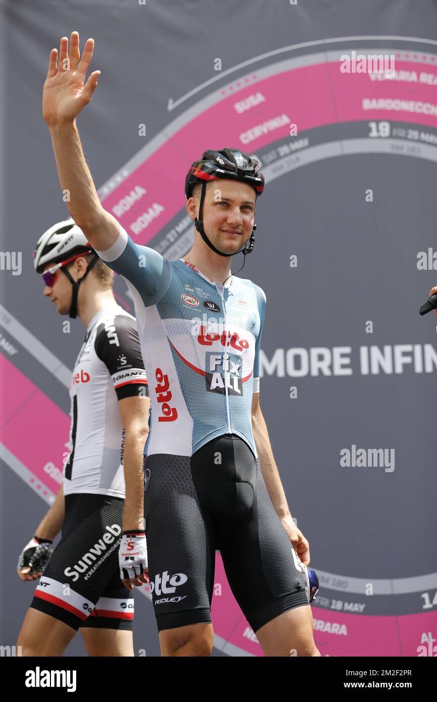 Belgian Tim Wellens of Lotto Soudal pictured at the start of stage 5 of ...