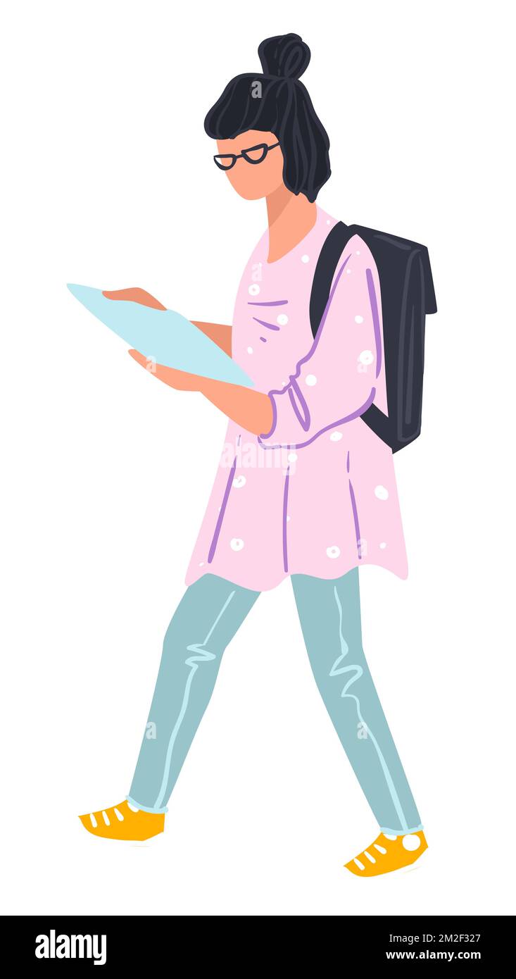 Adult learning to walk Stock Vector Images - Alamy