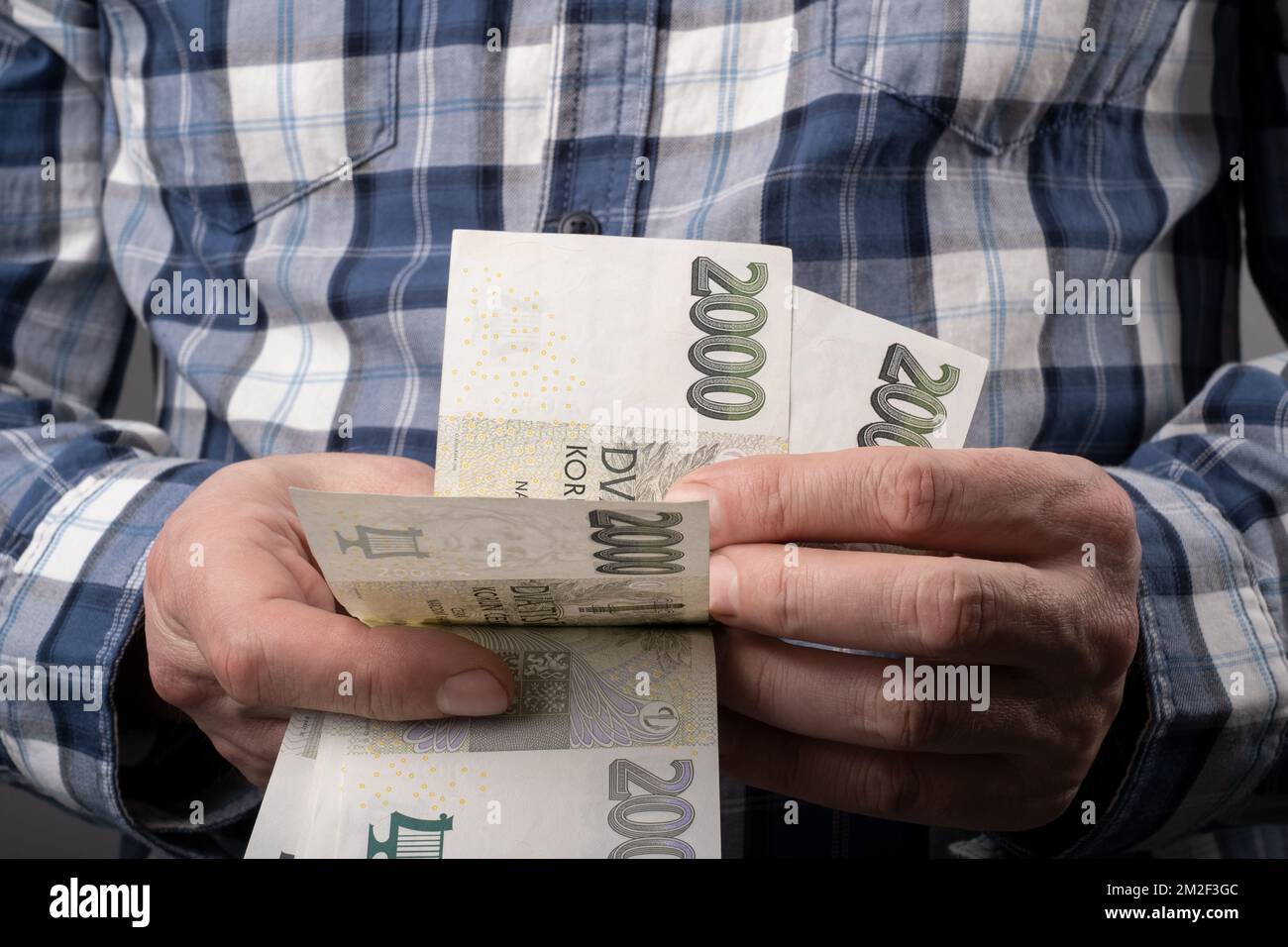 Czk banknotes hi-res stock photography and images - Alamy