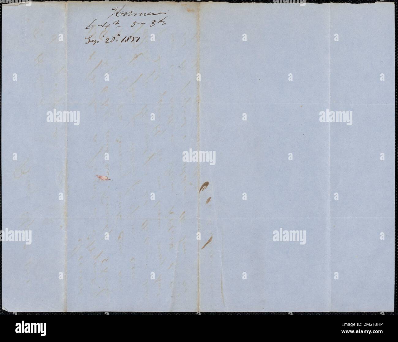 David Hesman to Samuel Warner, 28 September 1851 , Public land sales ...