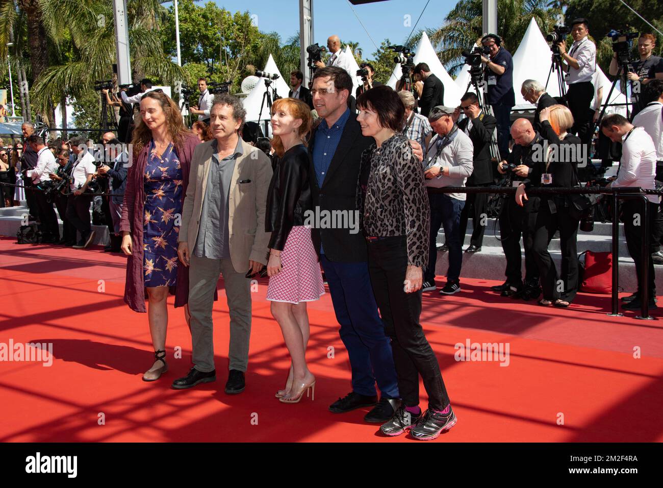 "Le Livre D'images" Red carpet (from second left) L'Oeil D'Or Jury ...