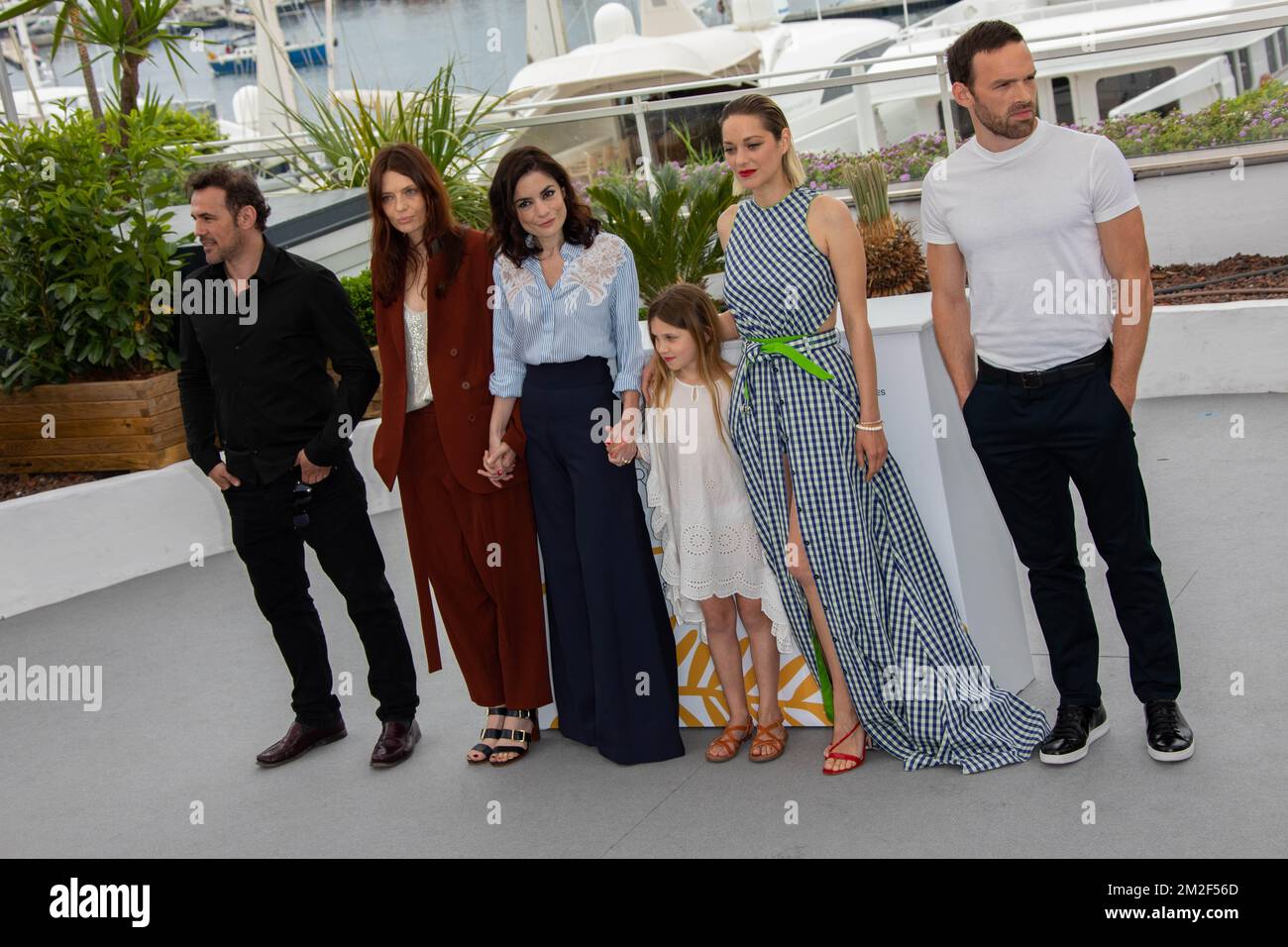 Photocall of the film "Gueule d'Ange", with from right Actor Alban ...