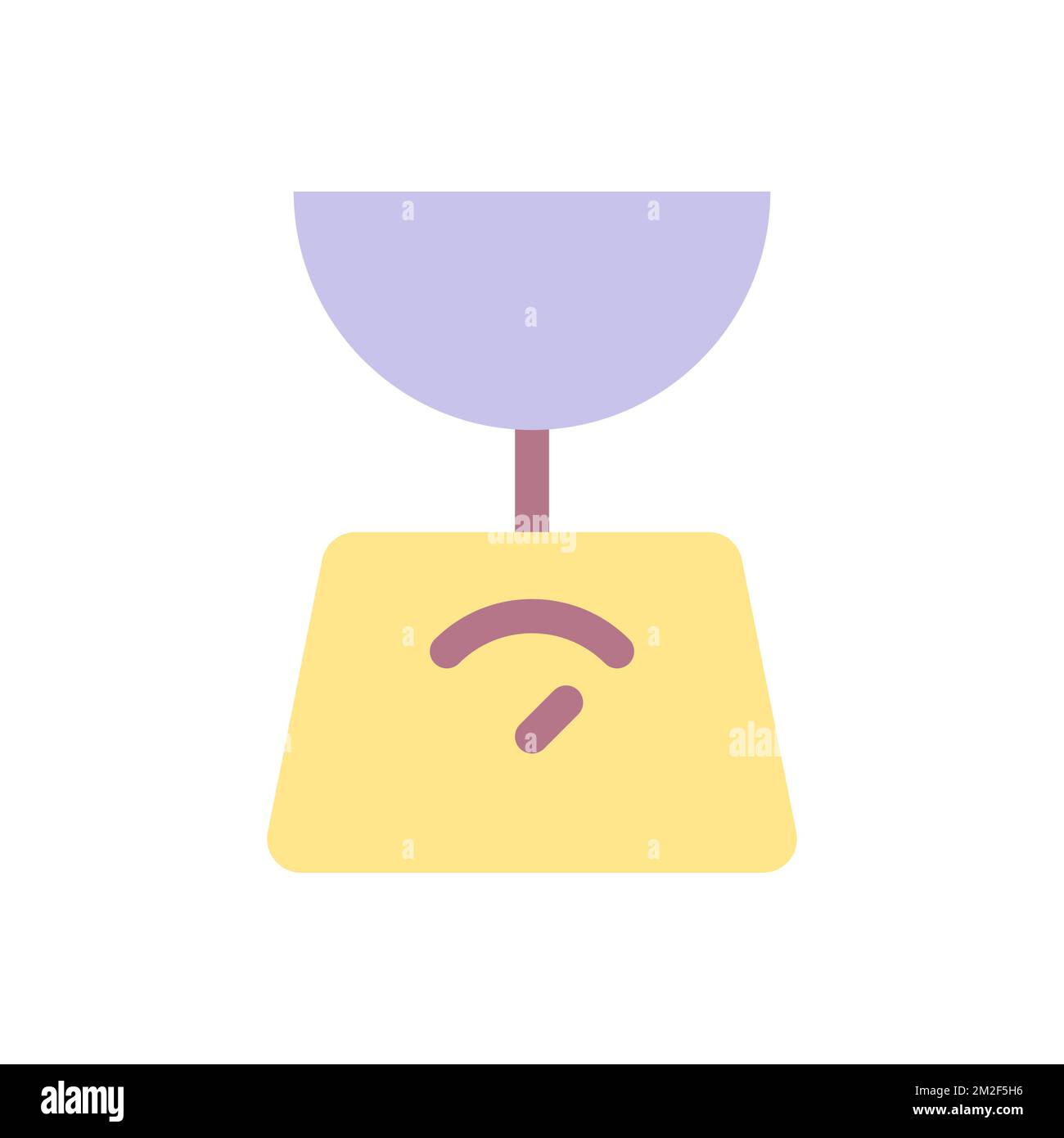 Shipping scales flat color ui icon Stock Vector Image & Art - Alamy