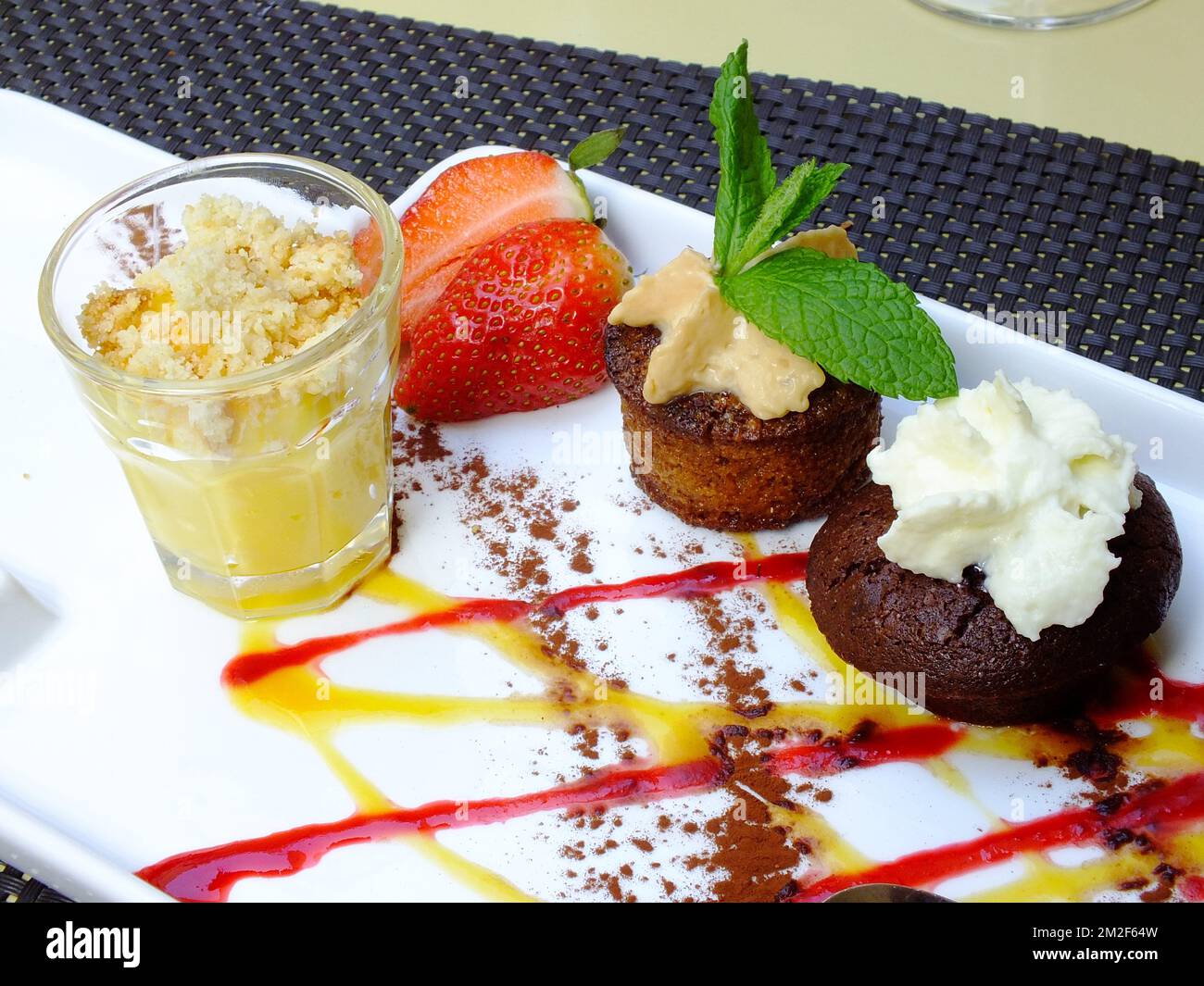 Food | Alimentation assiette de déssert à base de fraises 13/05/2018 ...