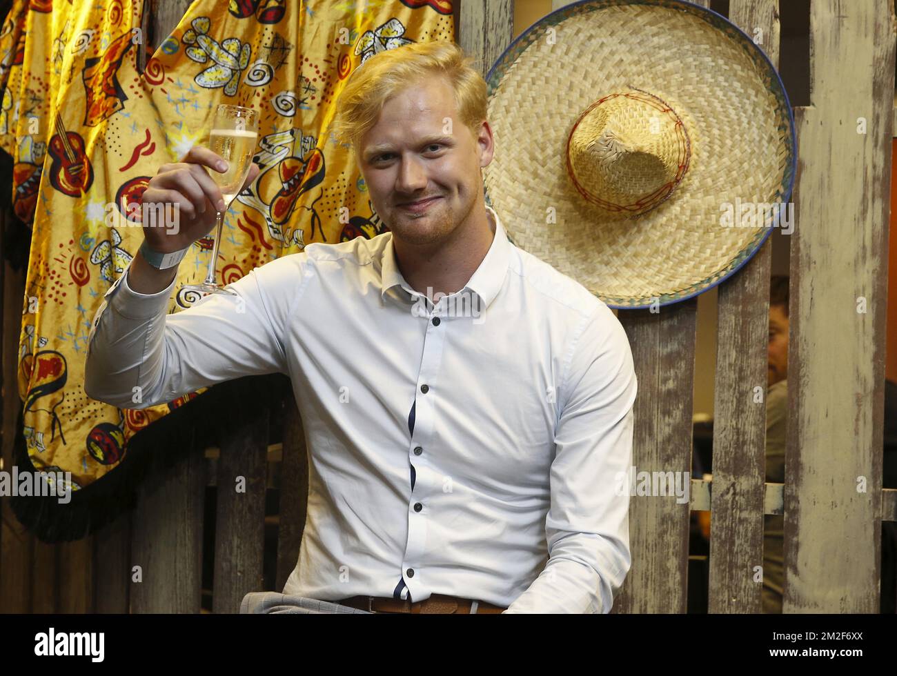 Loyd pictured during the final of the 2018 season of the 'De Mol' TV-show of commercial ...