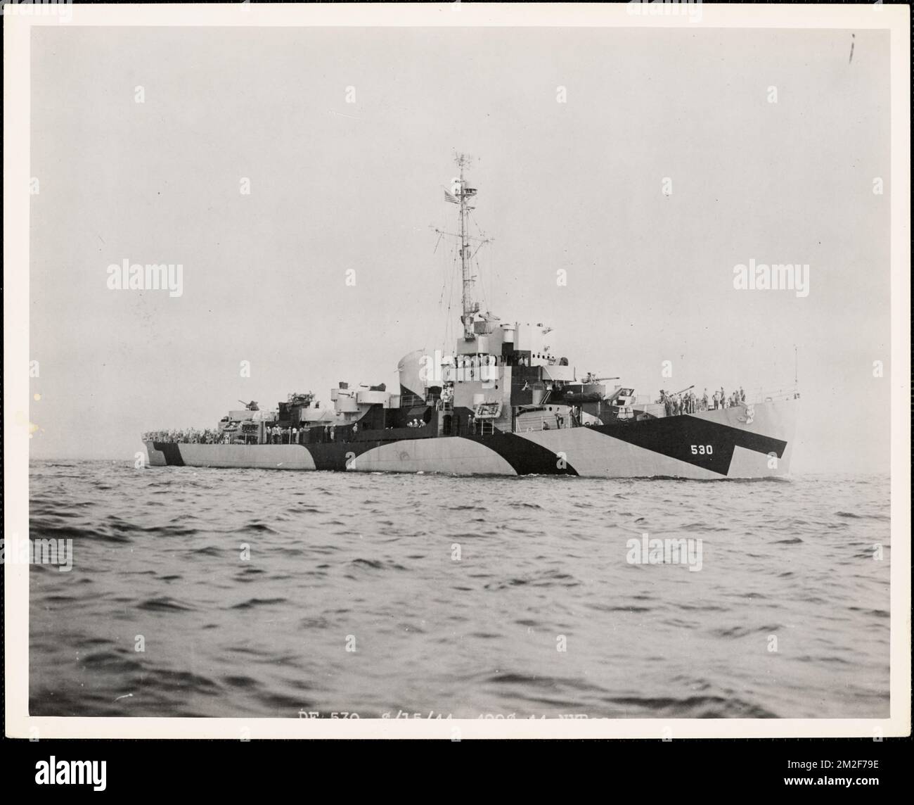 DE530 USS JOHN M. BERMINGHAM, 289 Diesel Elec. Built by NYBos-Completed ...