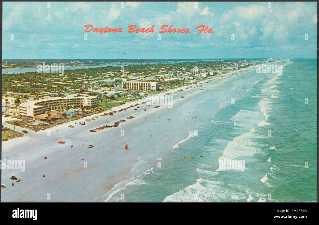 Daytona Beach Shores, Fla. , Beaches, Cities & towns, Rivers, Tichnor ...
