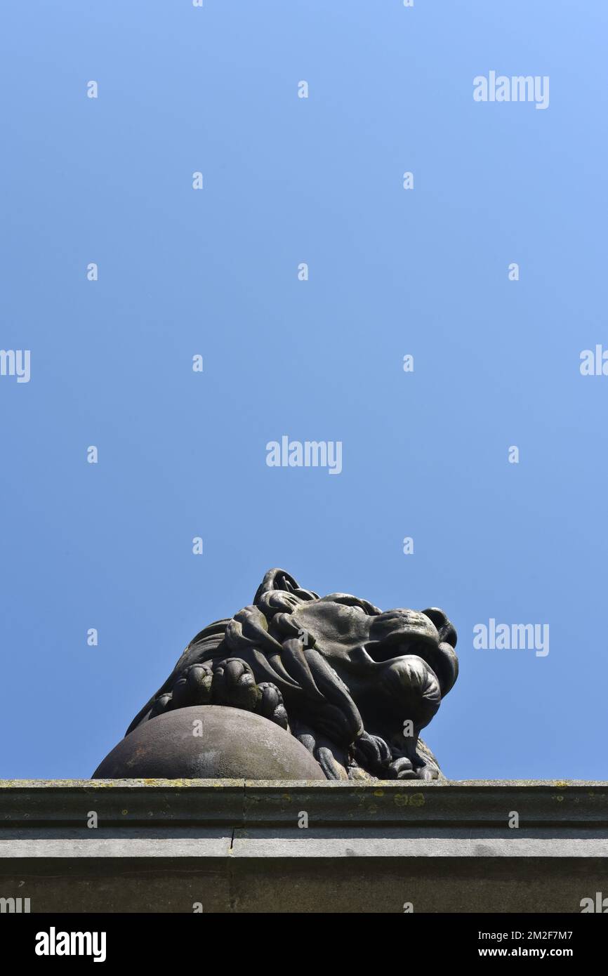 Waterloo lion hi-res stock photography and images - Alamy